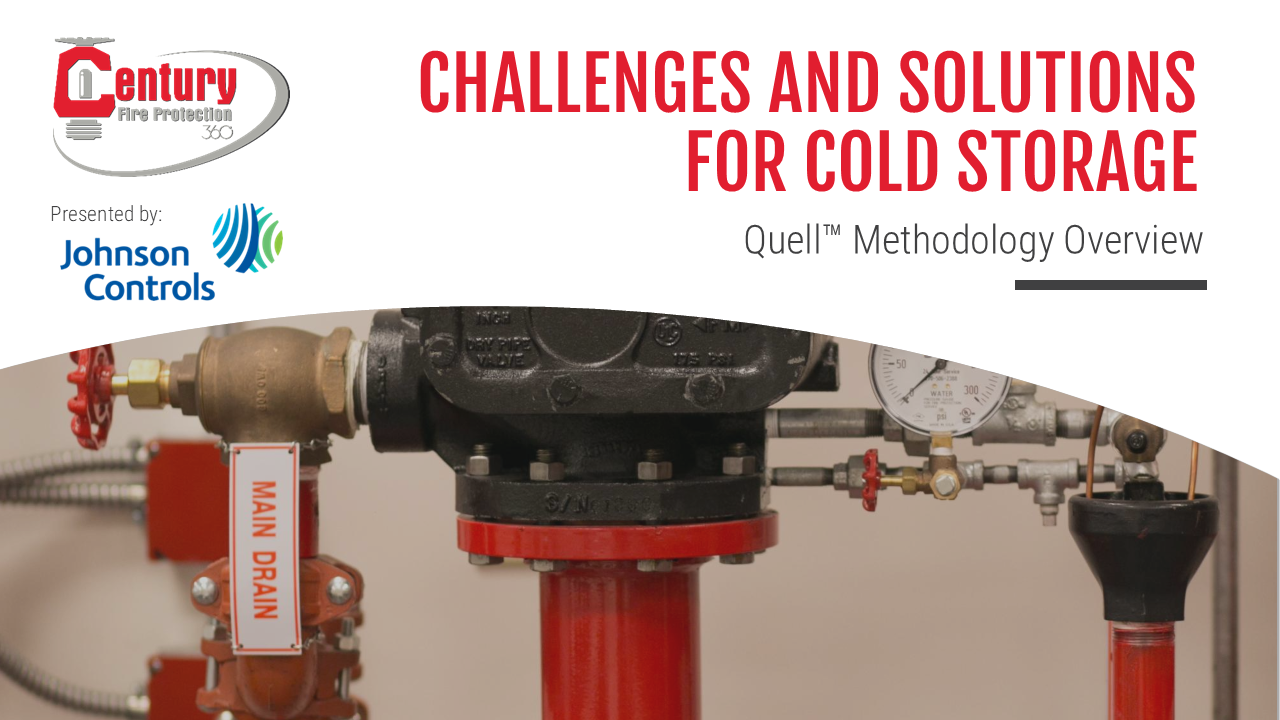 Quell Fire Protection for Cold Storage Facilities | On-Demand Webinar